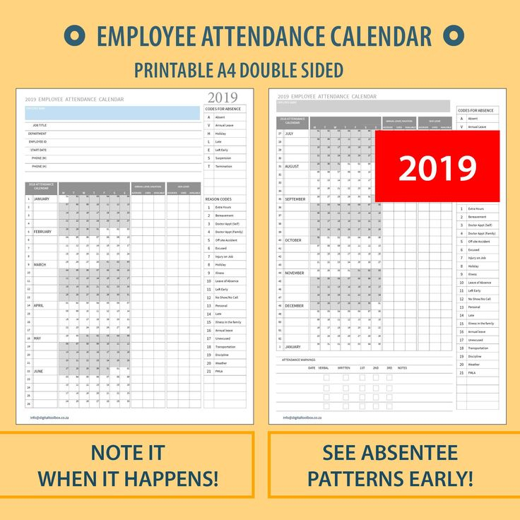 Employee Attendance 2021 Calendar | Calendar Template 2022 Employee Attendance 2021 Calendar | Calendar Template 2022